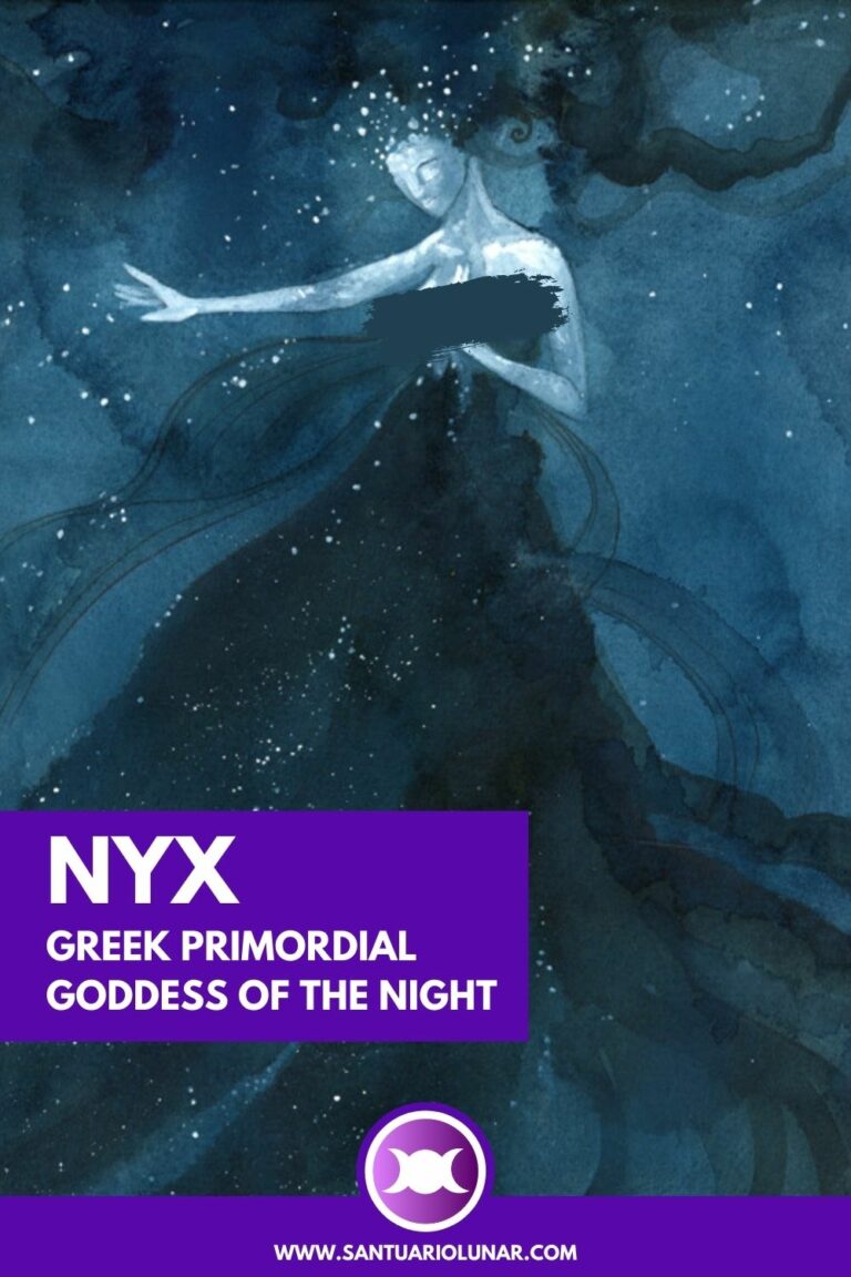 Goddess Nyx - Greek Primordial Goddess of the Night