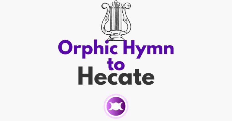 Orphic Hymn to Hecate in English (Recite it to the Goddess!)