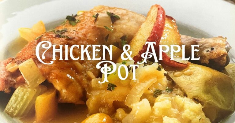 Chicken and Apple Pot Recipe - Great for Autumn Equinox