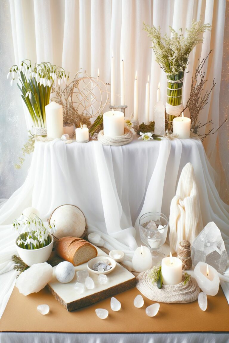 7 Beautiful Imbolc Altar ideas to celebrate this Sabbat